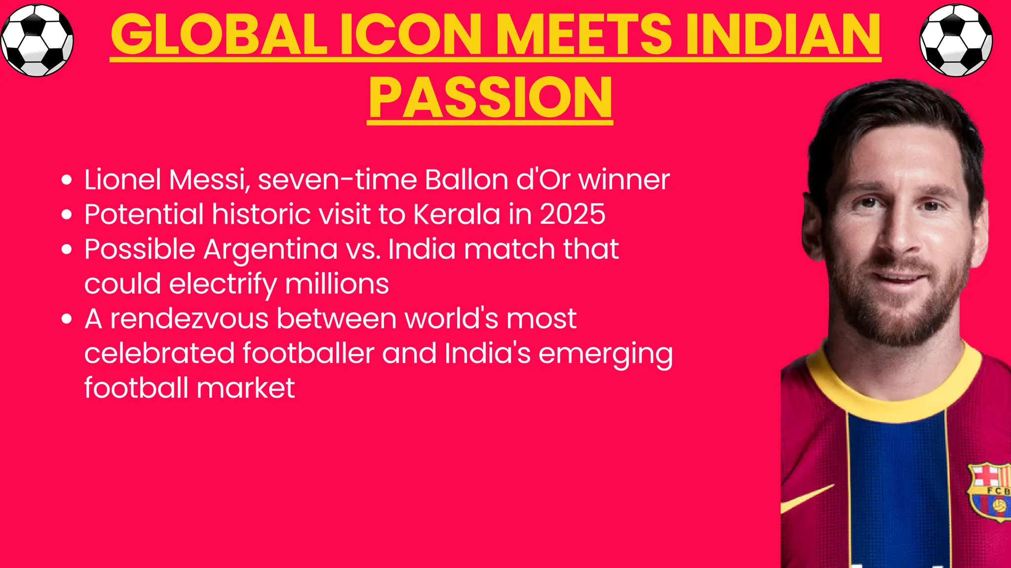 Lionel Messi’s Dream Visit to India in 2025 | PPT