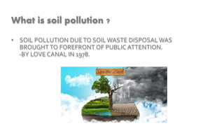 soil pollution- definition, causes and measures control | PPTX