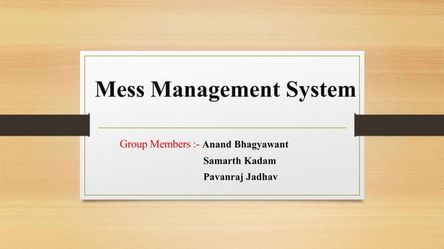 Mess_Management.pptx