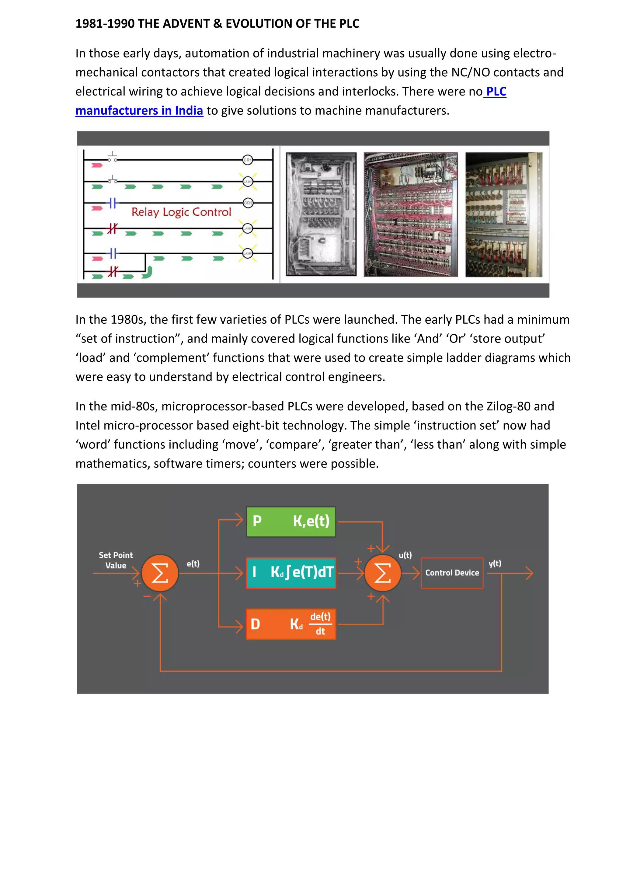 MESSUNG AND THE EVOLUTION OF THE PLC SYSTEM IN INDIA | PDF