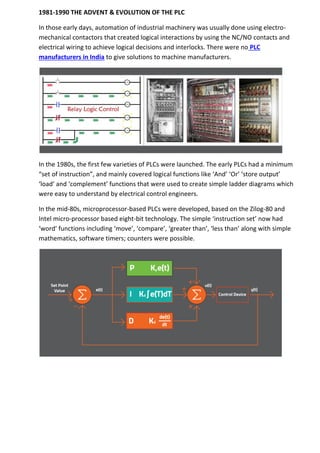 MESSUNG AND THE EVOLUTION OF THE PLC SYSTEM IN INDIA | PDF