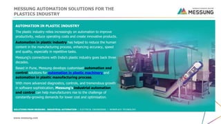 MESSUNG AUTOMATION SOLUTIONS FOR THE PLASTICS INDUSTRY | PPTX