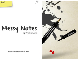 Messy Notes - Presentation Template | PPT