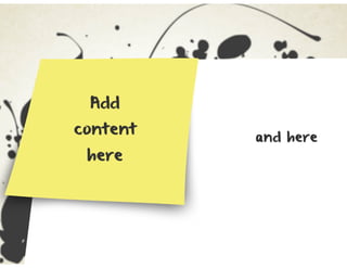 Messy Notes - Presentation Template | PPT