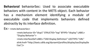 METS(Metadata Encoding and Transmission Standard ) | PPTX