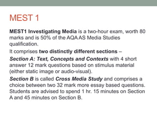 Mest 1 guidance | PPT