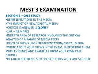 Mest 3 examination | PPT