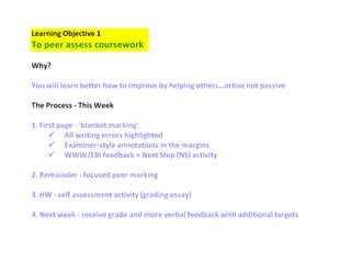 Mest4 Peer Marking | PPT