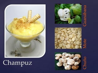 Mestizaje cultural, comida peruana | PPTX