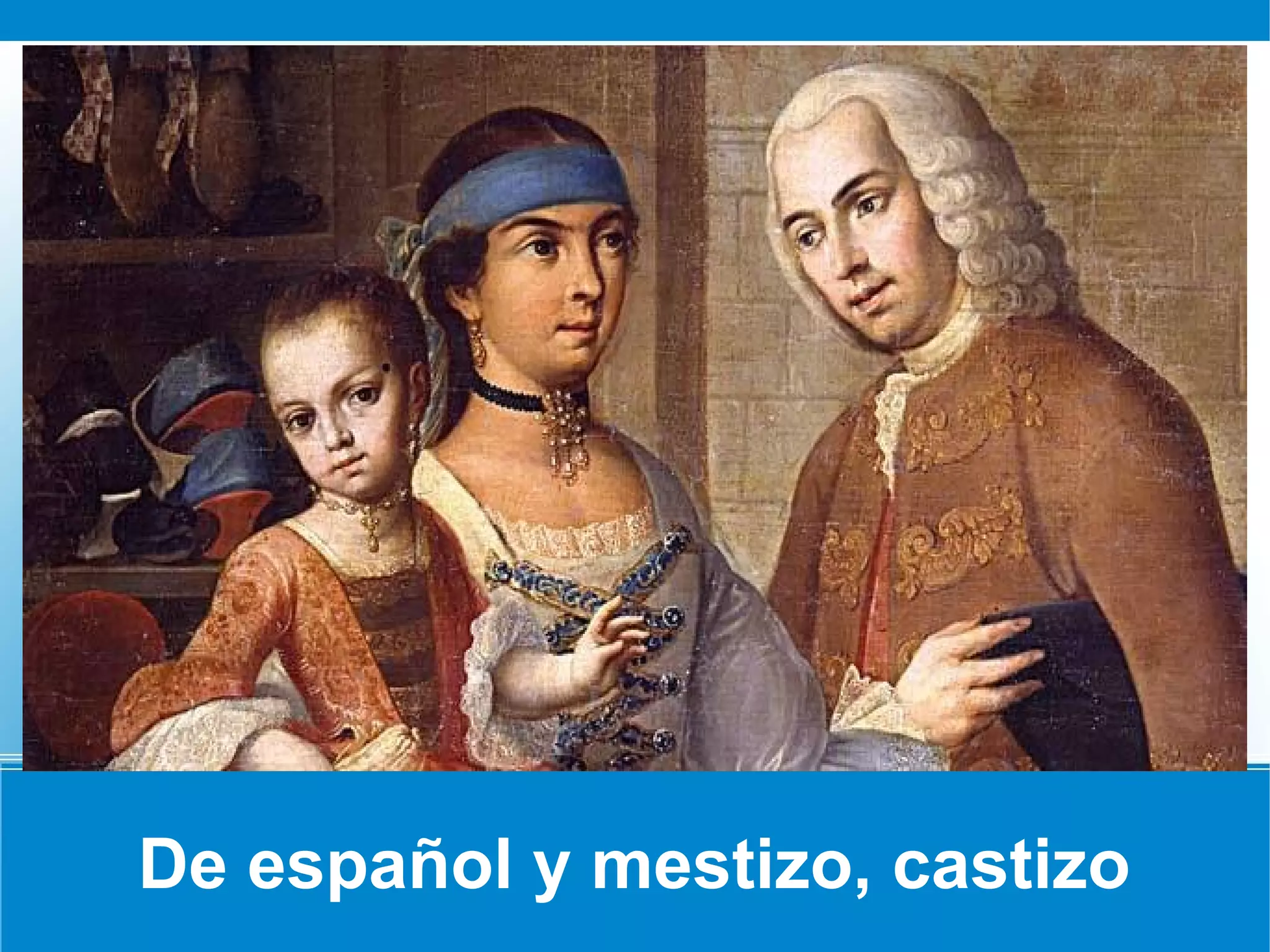 Mestizaje y pintura de castas