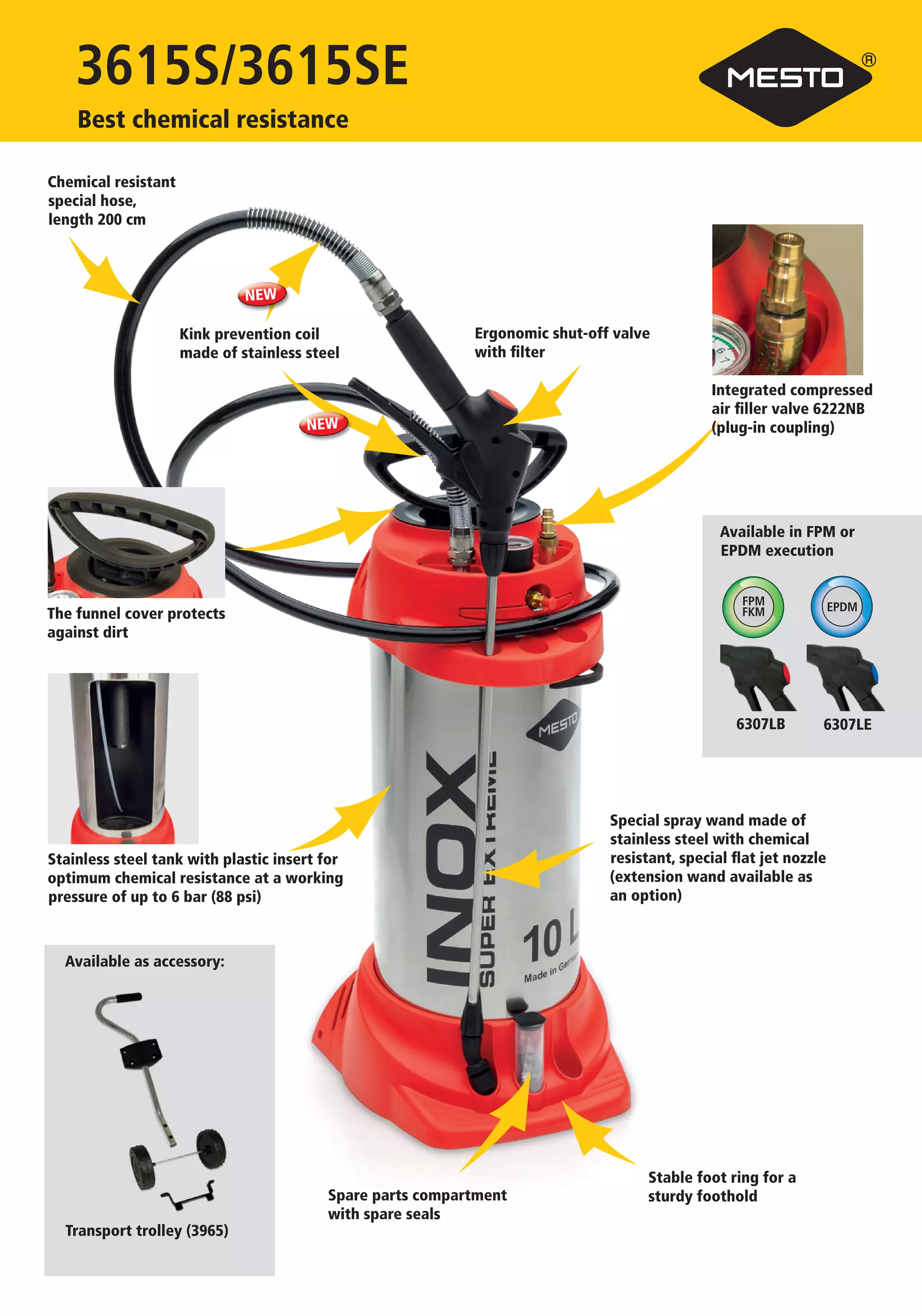 Mesto Sprayers for Cleaning, Sanitation and Disinfection | PDF