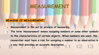 MesuremeMeasurement, Asessment and Evaluation.pptx | Educational Assessment | Education