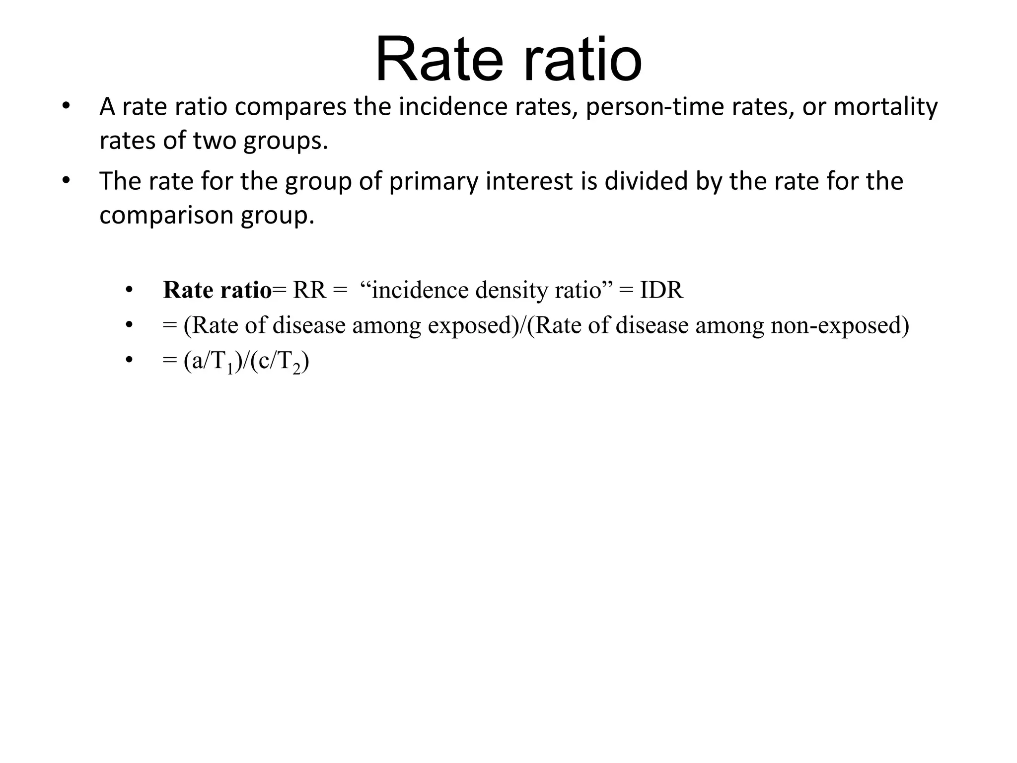 Mesures of Disease Association (1).ppt | Infectious Diseases | Diseases ...