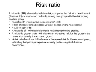 Mesures of Disease Association (1).ppt | Infectious Diseases | Diseases ...
