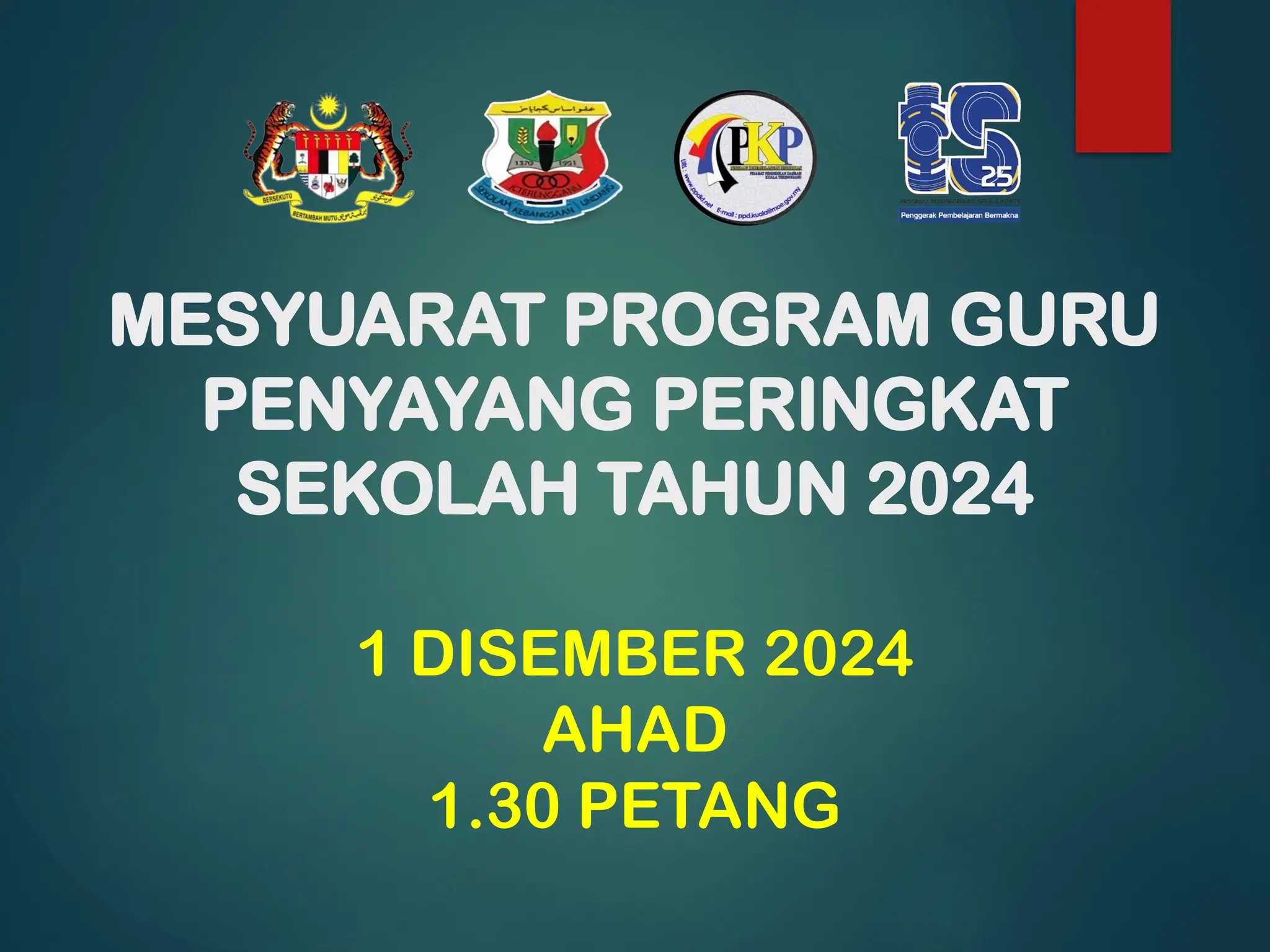 MESYUARAT JAWATANKUASA PROGRAM GURU PENYAYANG TAHUN 2024.pptx