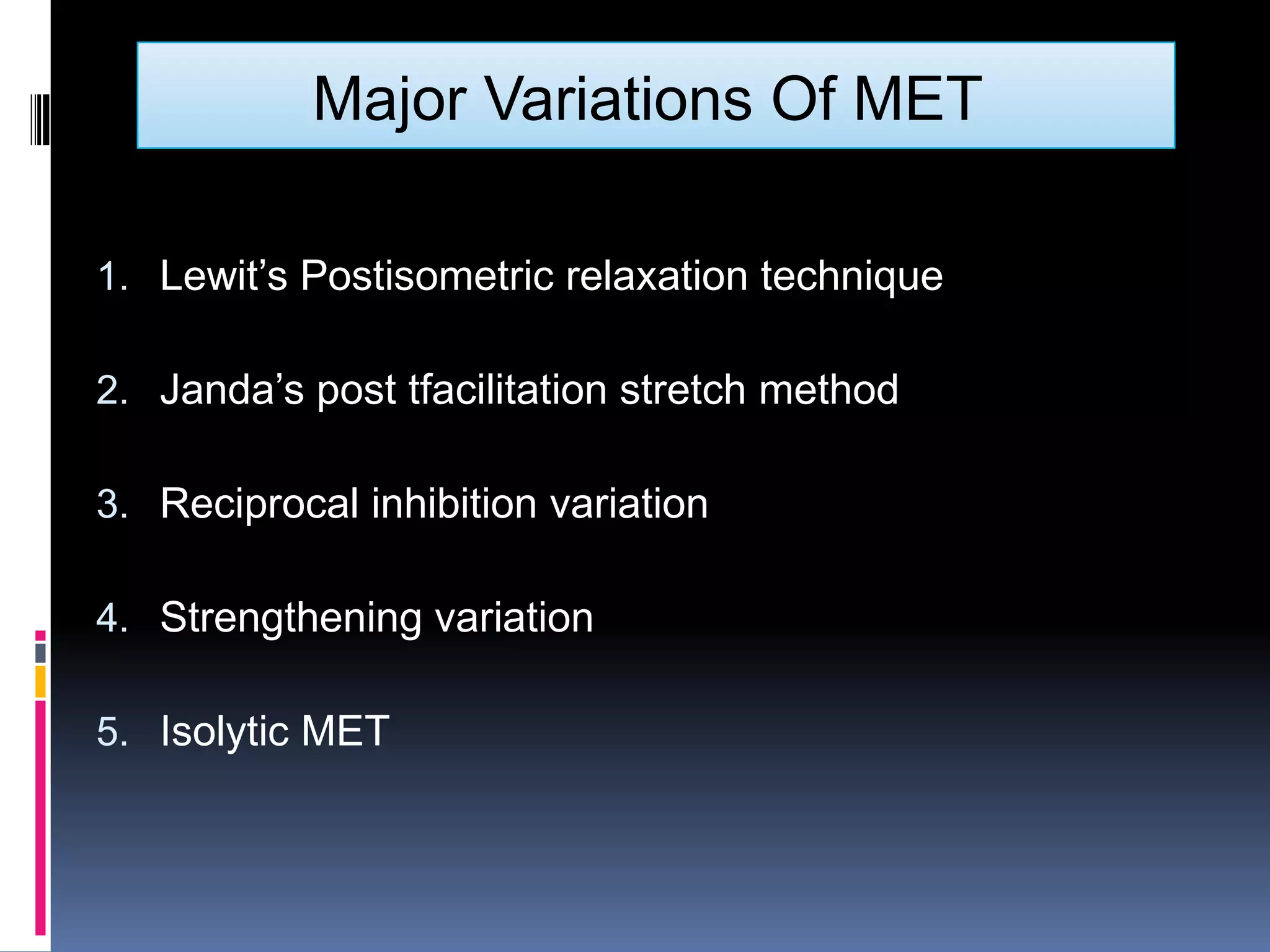 MET: Muscle Energy Technique | PDF