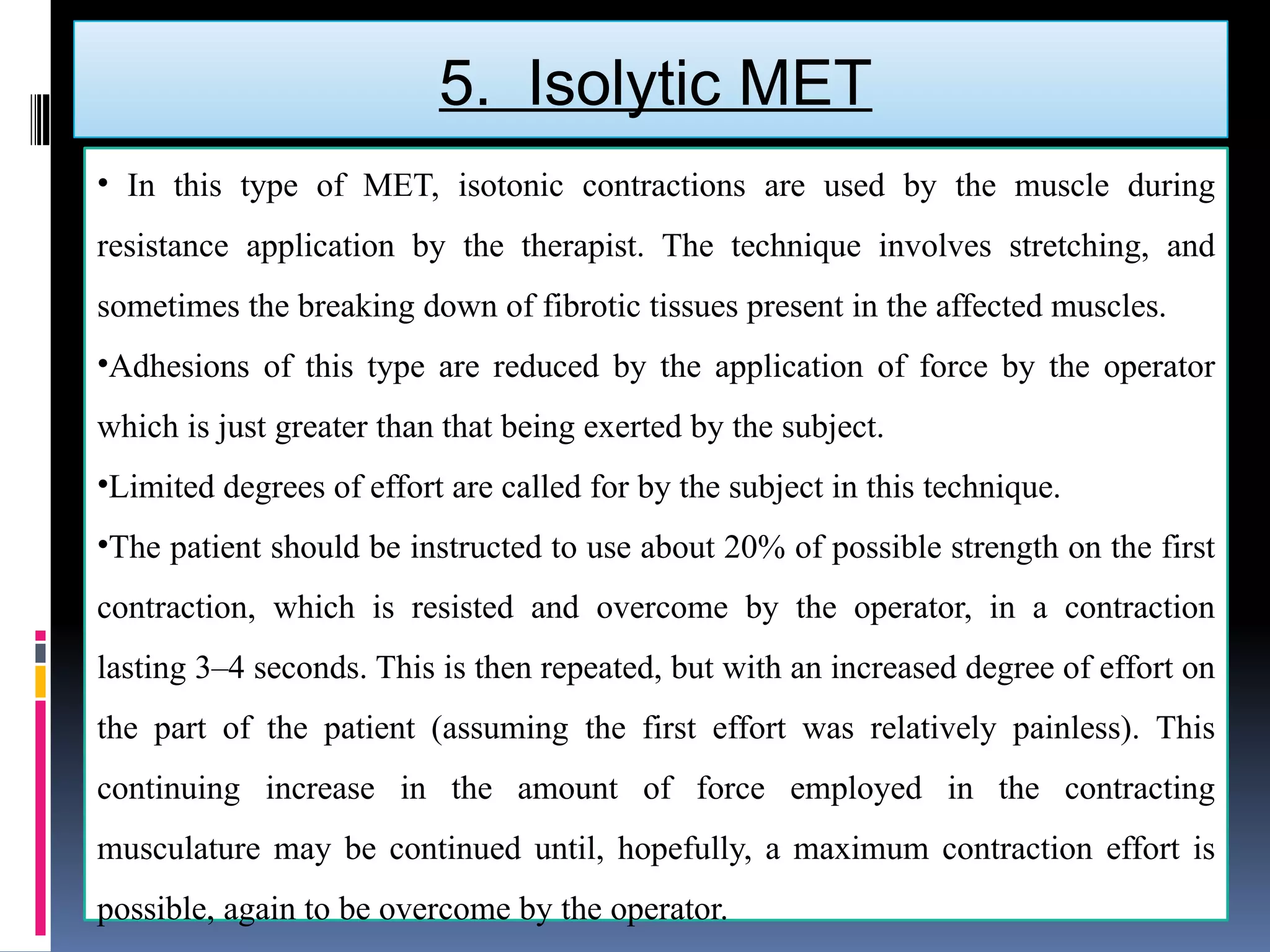 MET: Muscle Energy Technique | PDF