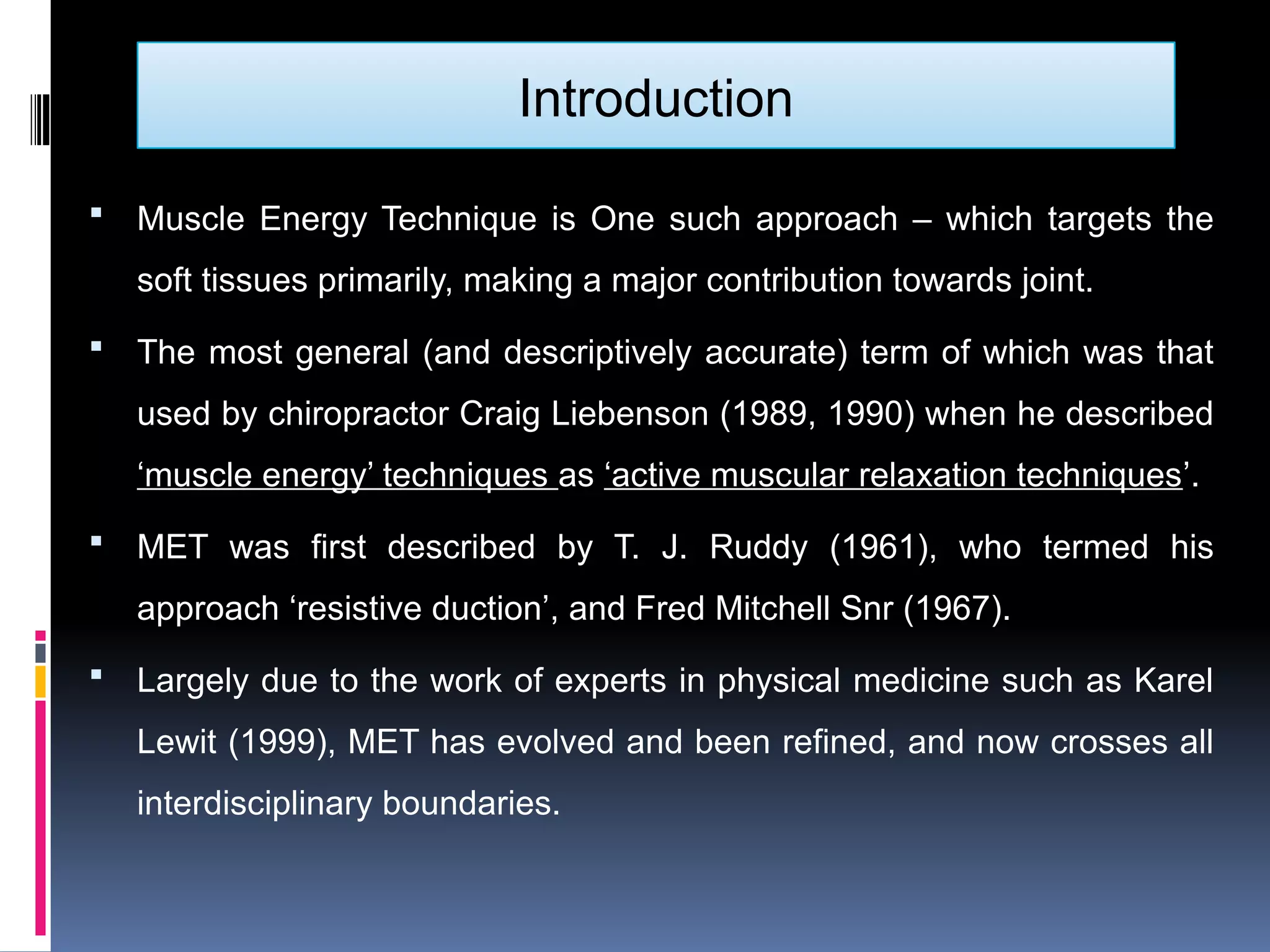 MET: Muscle Energy Technique | PDF