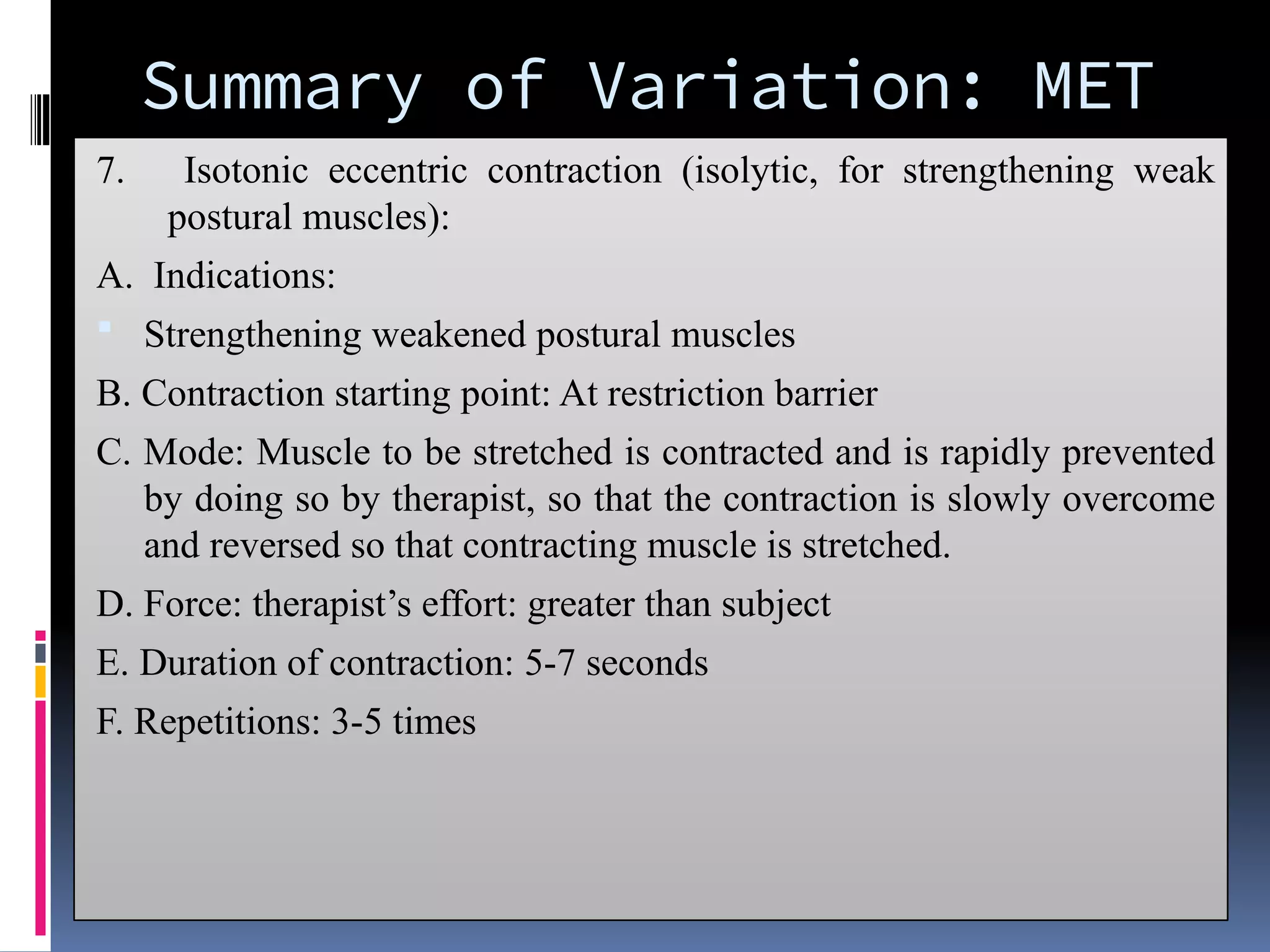 MET: Muscle Energy Technique | PDF