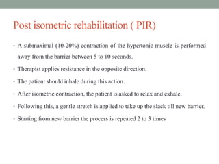 Muscle Energy Technique (MET)....Ppt new | PPTX