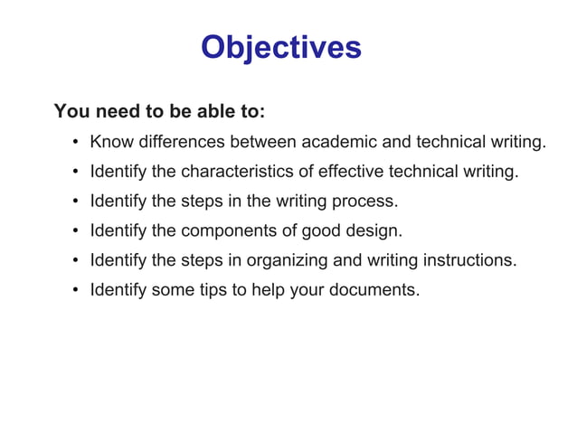An introduction to Technical Report Writing | PPT