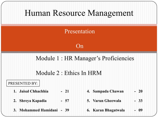 Mahindra & Mahindra - Proficiencies & Ethics in HRM | PPTX | Human ...
