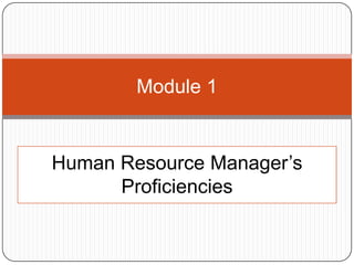 Mahindra & Mahindra - Proficiencies & Ethics in HRM | PPTX