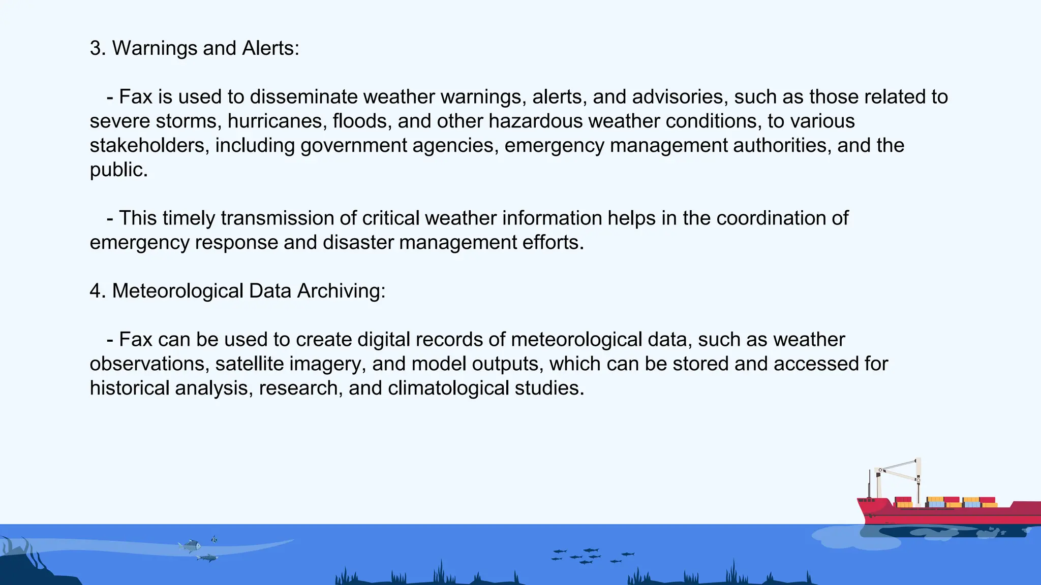 Meteorology and Oceanography in the modern world | PPTX