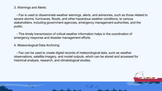 Meteorology and Oceanography in the modern world | PPTX
