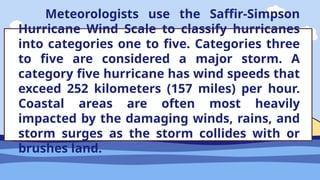 METeorology and Oceanography, tropical Cyclones | PPTX