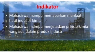 Kimia dalam industri (Cat) - Update slide 1 Oktober 2019 | PPTX