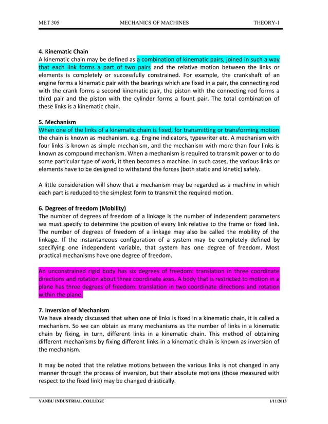 Met 305 tutorial-0_simple_mechanisms | DOC | Physics | Science