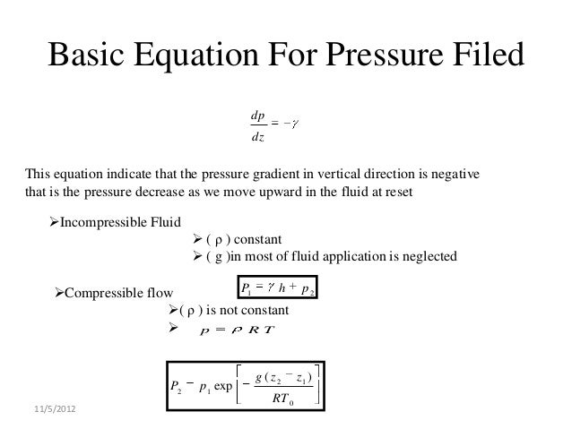 Fluid Mechanics L#2
