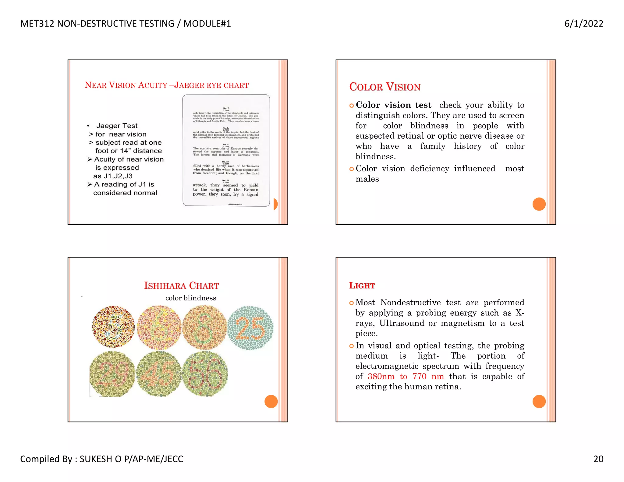NDT_Introduction & Visual InspectionModule-1 | PDF