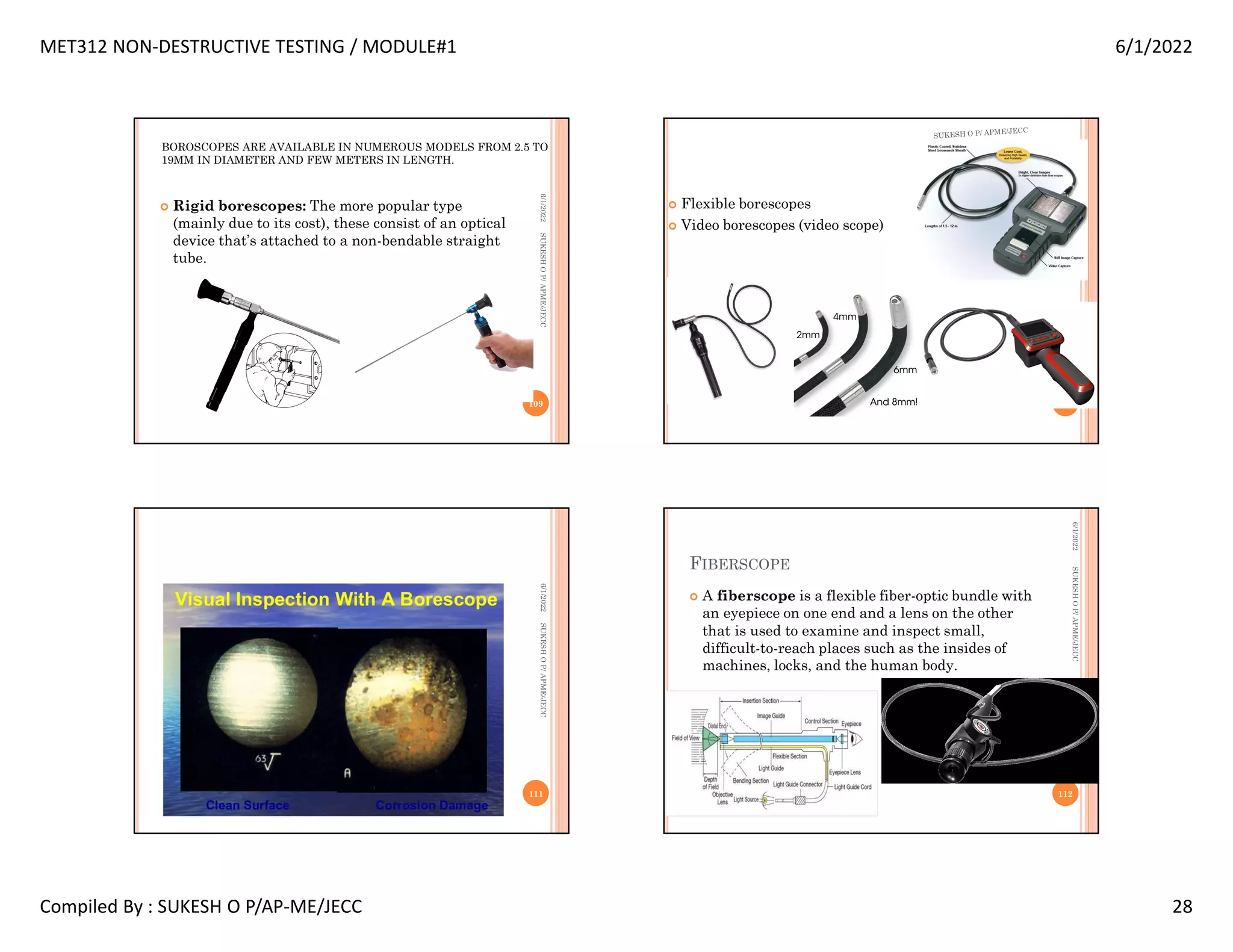 NDT_Introduction & Visual InspectionModule-1 | PDF