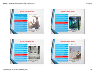 NDT_Introduction & Visual InspectionModule-1 | PDF