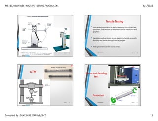 NDT_Introduction & Visual InspectionModule-1 | PPT