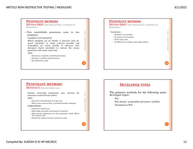 LPI_Liquid Penetrant Inspection | PDF