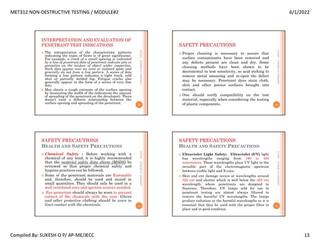 LPI_Liquid Penetrant Inspection | PDF