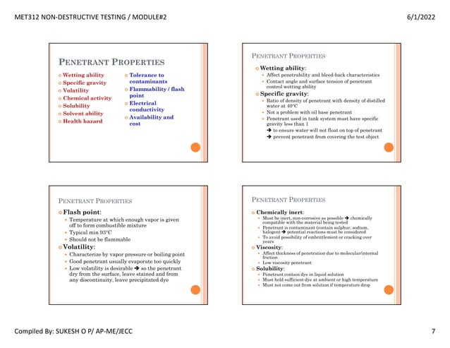 LPI_Liquid Penetrant Inspection | PDF