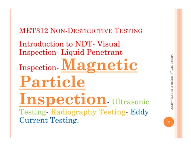 Mpi Magnetic Particle Inspection Pdf Physics Science