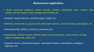 Introduction to Mechatronics | PPT