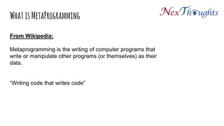 Meta Programming in Groovy | PPTX