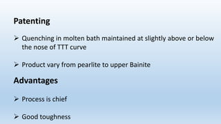 Austempering and Martempering in Metallurgy | PPTX