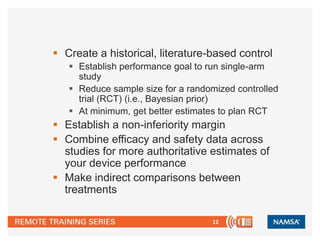 Meta Analysis of Medical Device Data Applications for Designing Studies and Reinforcing Clinical ...