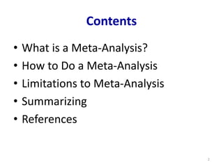 Meta analysis_Sharanbasappa | PPTX