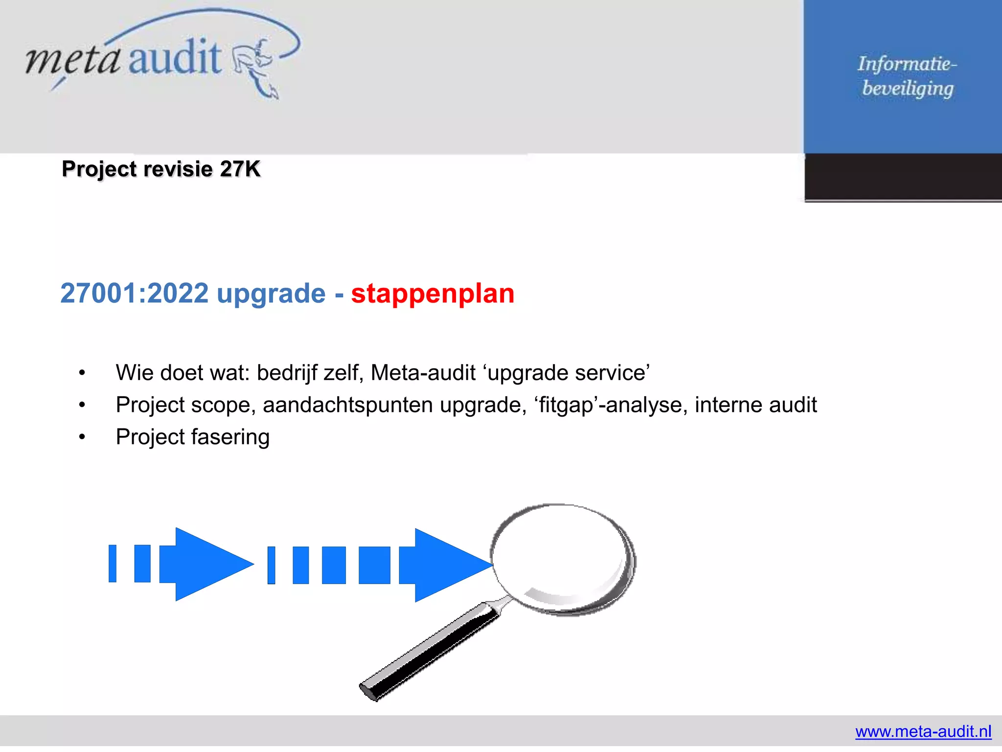 ISO 27001:2022 implementatieplan - stappenplan | PPTX