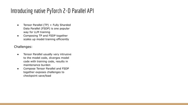 AI Infra Day | Composable PyTorch Distributed with PT2 @ Meta | PDF