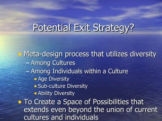 Meta design and social creativity | PPT