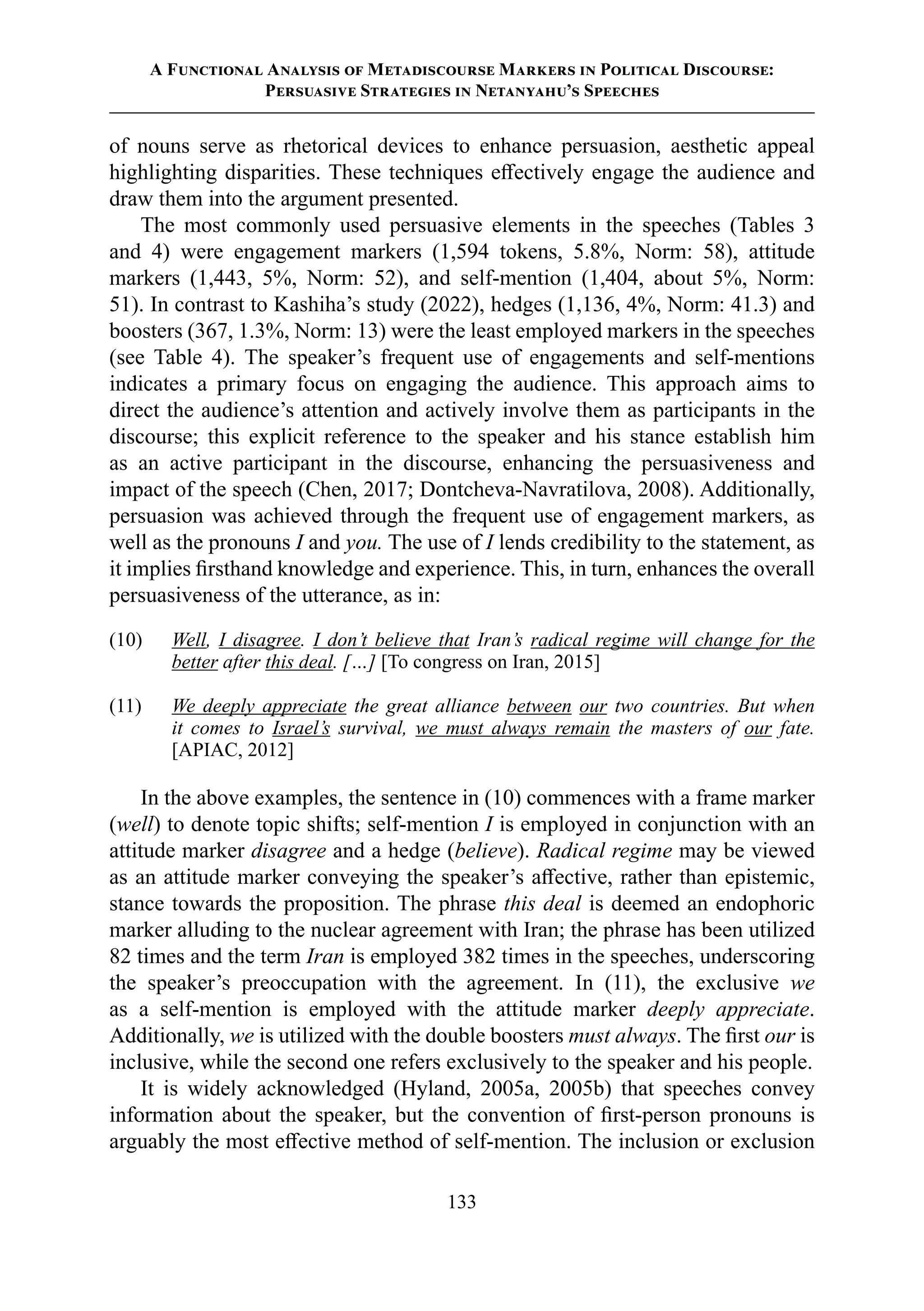 Metadiscourse Markers (boosters, hedges) | PDF